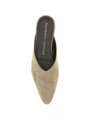 HERBERT LEVINE Homebody Pointed-toe Flat Mules