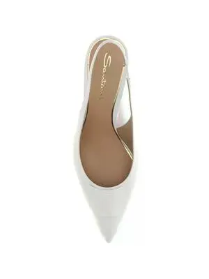 Santoni Buckle Slingback Pumps