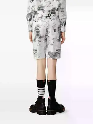 Thom Browne Hector Toile Bermuda Shorts