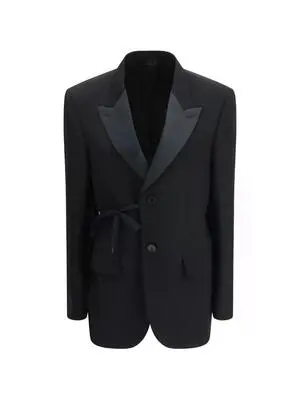 Balenciaga Tuxedo-lapels Blazer