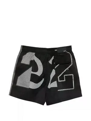 Amiri Graphic Print Swim Shorts