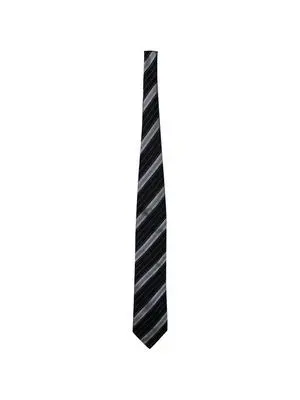 Ermenegildo Zegna Striped Neck Tie - Blue