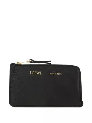 Loewe Grained-leather Card Holder - Black