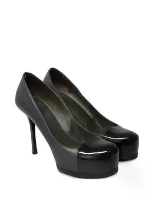 Saint Laurent Cap-toe Platform Pumps