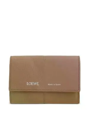 Loewe Leather Wallet - Neutrals