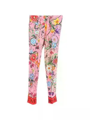 Gucci Flora Print Snake Trousers