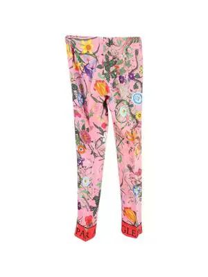 Gucci Flora Print Snake Trousers