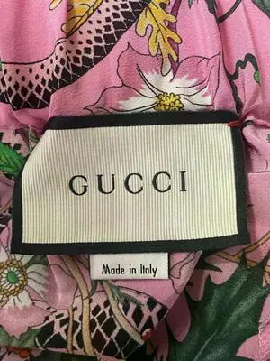 Gucci Flora Print Snake Trousers