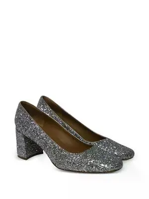 MANSUR GAVRIEL Strass-embellished Round-toe Pumps