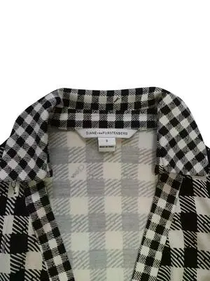 Diane Von Furstenberg Checked Playsuit