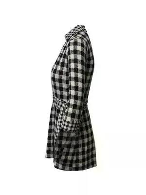 Diane Von Furstenberg Checked Playsuit