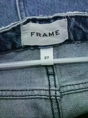 FRAME Five-pocket Barrel Jeans
