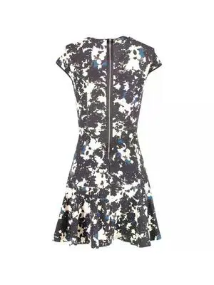 Erdem Printed Flared Mini Dress