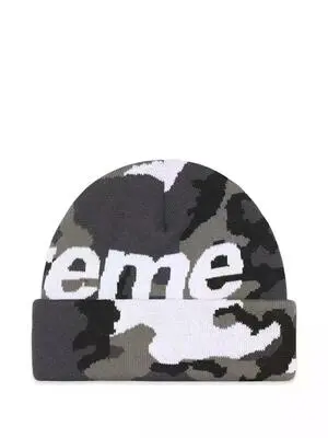 Supreme Camouflage Beanie - Grey