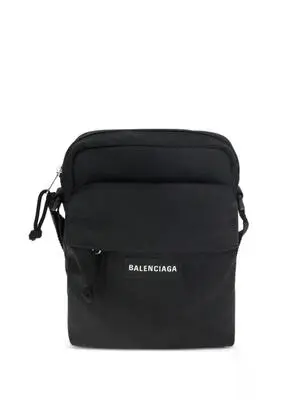 Balenciaga Zip Pouch Shoulder Bag - Black