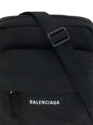 Balenciaga Zip Pouch Shoulder Bag - Black