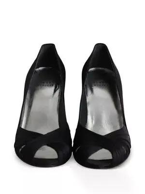 STUART WEITZMAN Crossover-strap Peep-toe Pumps