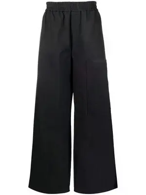 Off-White High-waisted Wide-leg Trousers