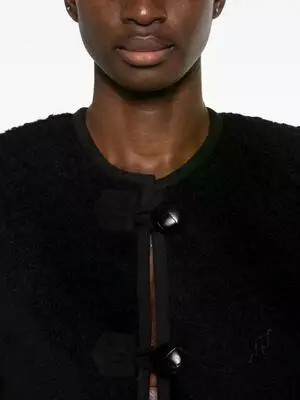 Isabel Marant Étoile Gradilia Bouclé Jacket With Suede-style Details - Black