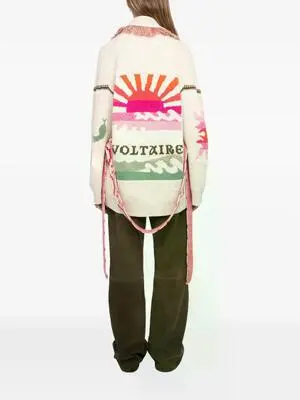 Zadig&Voltaire Fringed Belted Cardigan