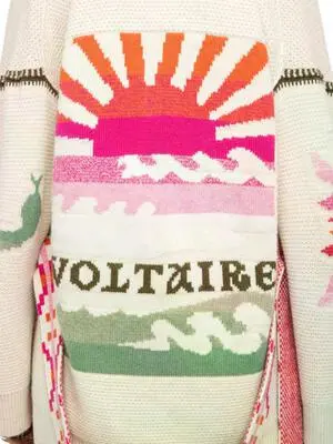 Zadig&Voltaire Fringed Belted Cardigan