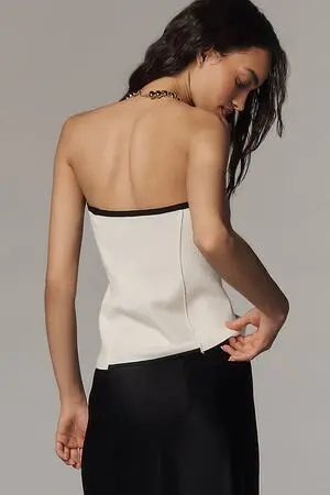 Anthropologie Floral Tube Top