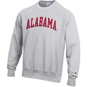 Champion Alabama Crimson Tide Reverse Weave Fleece Sweatshirt - Gray