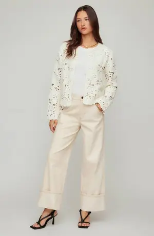 Fifteen Twenty Emery Crochet Jacket