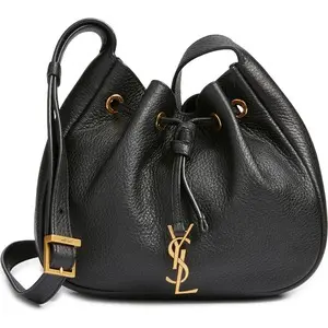 Saint Laurent Mini Paris Vii Grained Leather Shoulder Bag