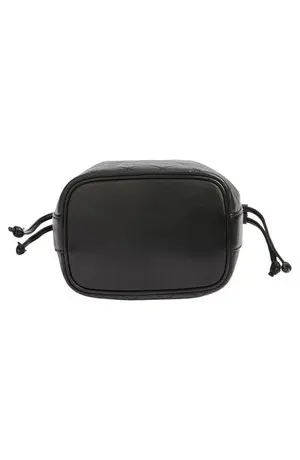 Saint Laurent Cassandre Quilted Leather Bucket Bag - Noir