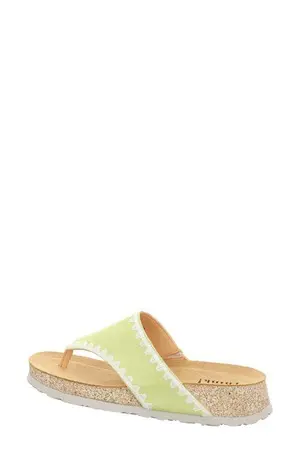 Think! Koak Whipstitch Sandal - Lime