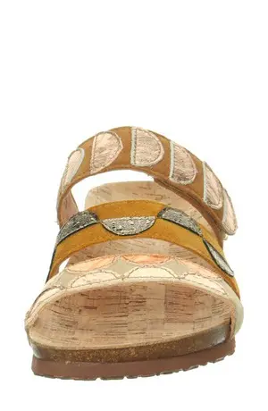Think! Julia Slide Sandal - Cinnamon/kombi