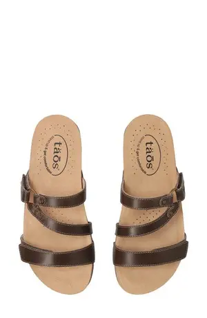 TAOS Ring Slide Sandal - Mocha