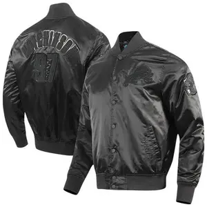 PRO STANDARD Aidan Hutchinson Detroit Lions Player Full-snap Jacket - Black