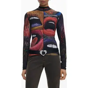 Desigual Slim Fit Tops