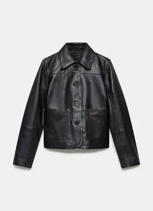 Mint Velvet Leather Pocket Detail Jacket