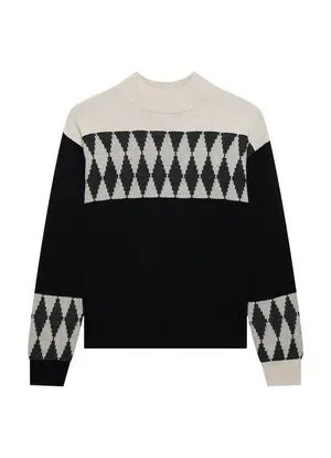 Mint Velvet Cotton Blend Graphic Sweater
