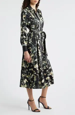 Anne Klein Floral Shirtdress