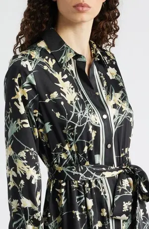 Anne Klein Floral Shirtdress