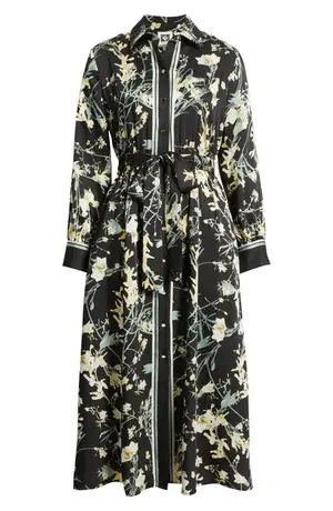 Anne Klein Floral Shirtdress