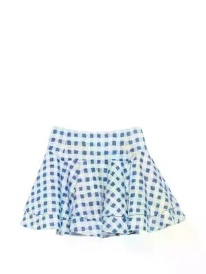 Sandro Check-pattern Mini Skirt