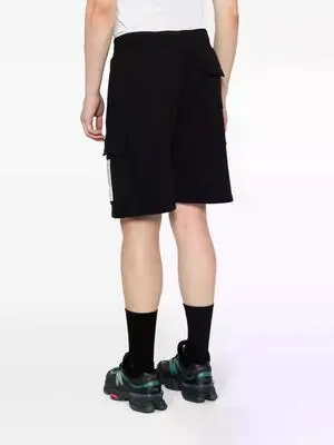 Moschino Logo-patch Organic Cotton Track Shorts