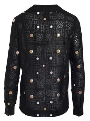 HAYLEY MENZIES Stud-embellished Shirt