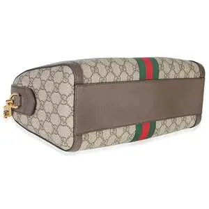 Gucci Gg Monogram Canvas Ophidia Boston Bag