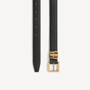 Balenciaga Bb Editor Belt - Black