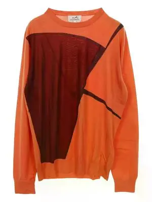 Hermès 2020s Panelled Crew-neck Sweater