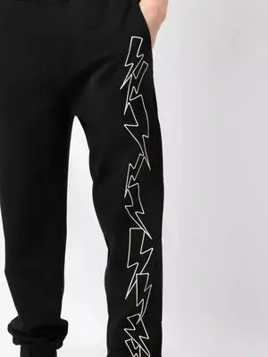 Neil Barrett Embroidered-bolts Track Pants