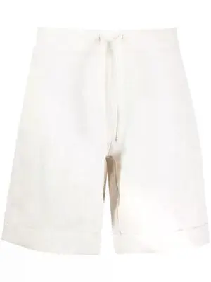 Marané Drawstring-waist Linen Shorts - Neutrals