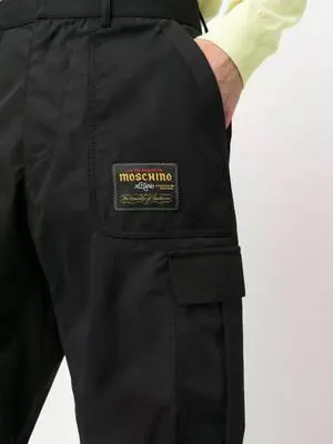 Moschino Logo-patch Cargo Trousers