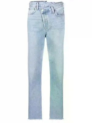 AGOLDE Criss Cross Straight-leg Jeans